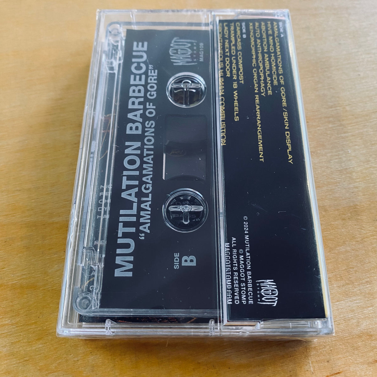 Mutilation Barbecue - Amalgamations Of Gore Cassette - Maggot Stomp – METEOR GEM