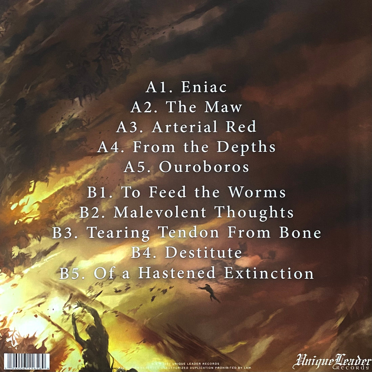 Cognitive – Malevolent Thoughts Of A Hastened Extinction vinyl LP ...