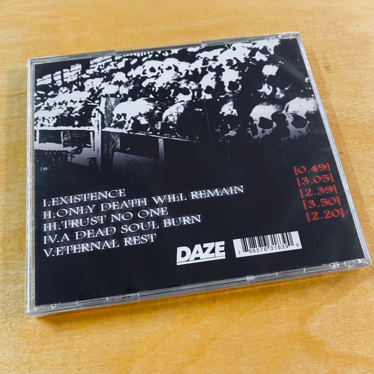 Otwofive - Only Death Will Remain CD - DAZE – METEOR GEM