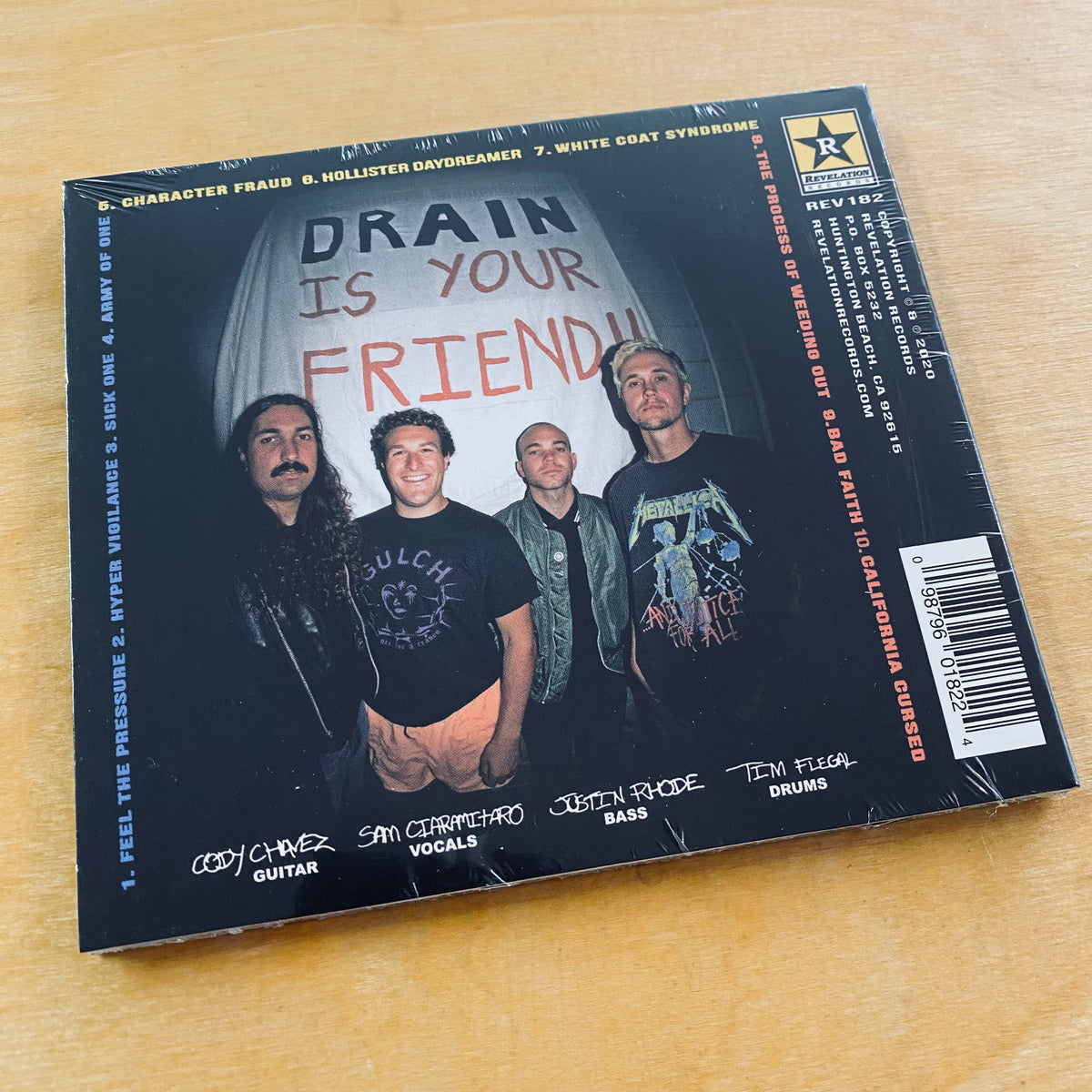 Drain - California Cursed CD - Revelation Records – METEOR GEM