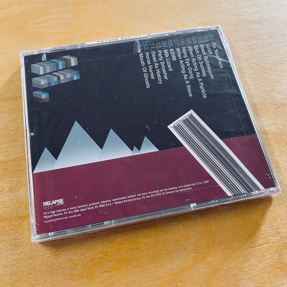The Dillinger Escape Plan - Ire Works CD - Relapse Records – METEOR GEM