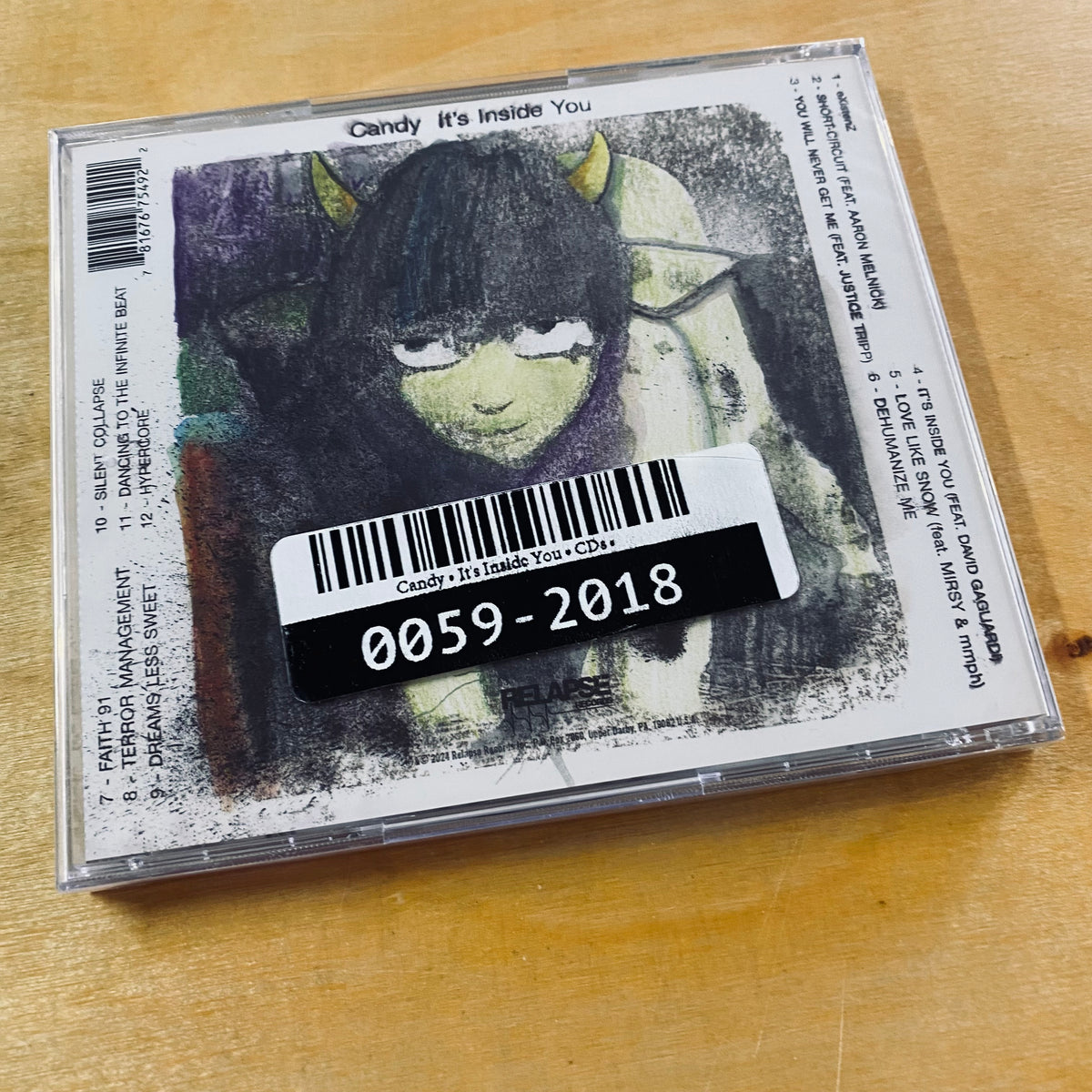 Candy - It's Inside You CD - Relapse Records – METEOR GEM