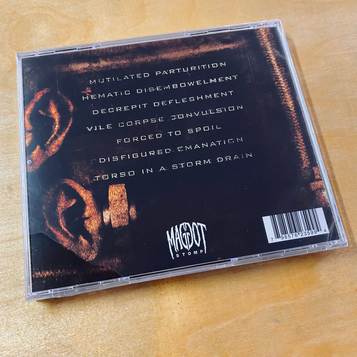 Abhorrated - Disfigured Emanation CD - Maggot Stomp – METEOR GEM