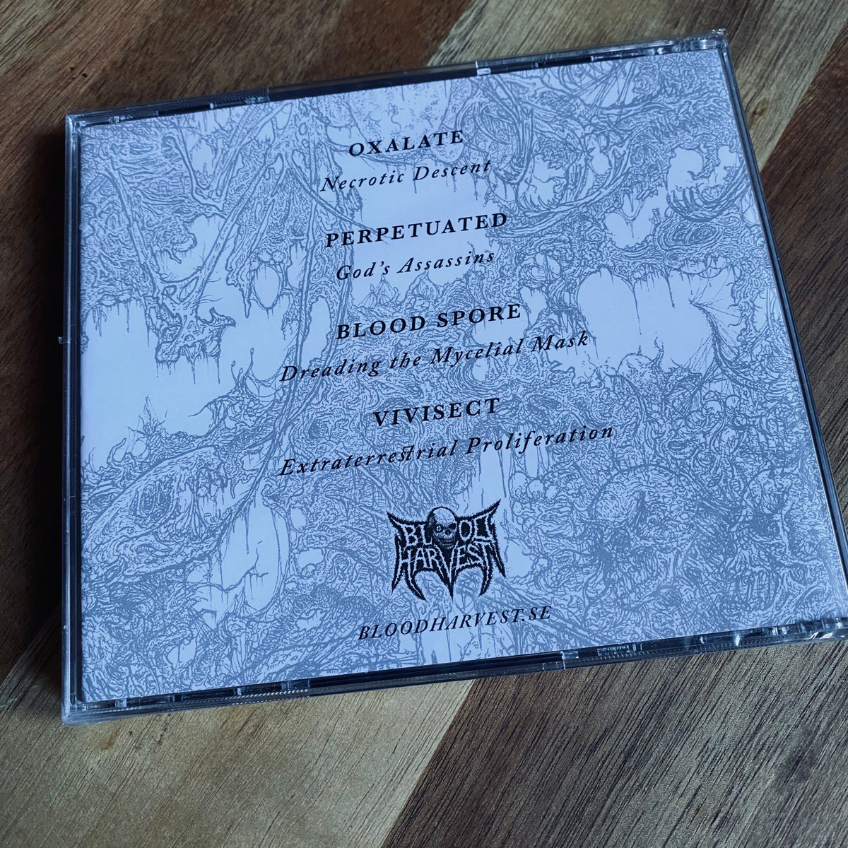 Oxalate / Perpetuated / Blood Spore / Vivisect - Split CD - Blood ...
