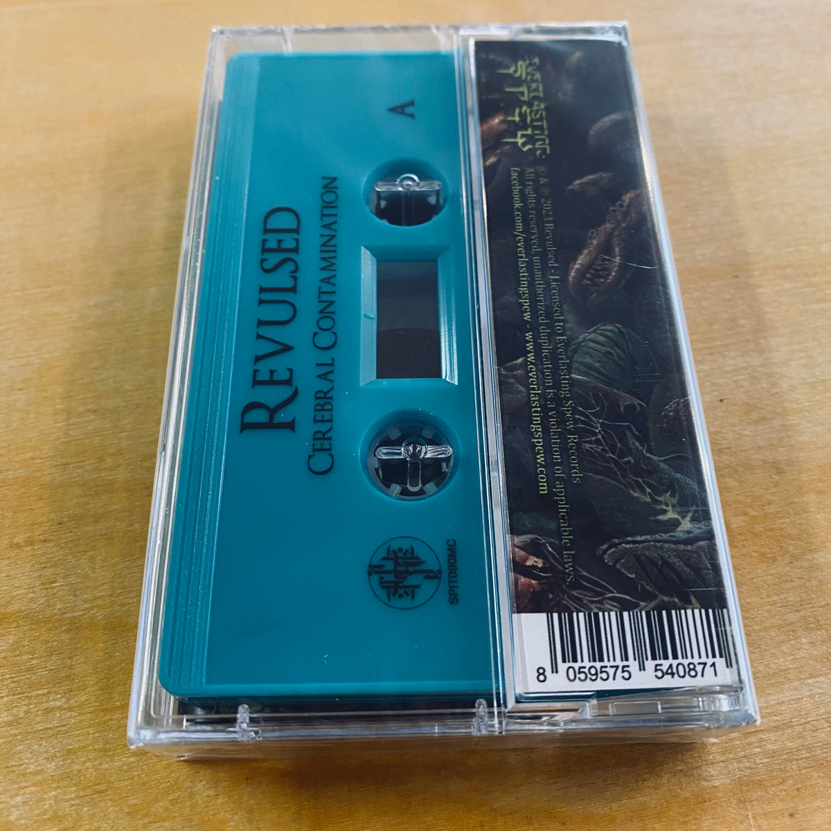 Revulsed - Cerebral Contamination Cassette - Everlasting Spew – METEOR GEM