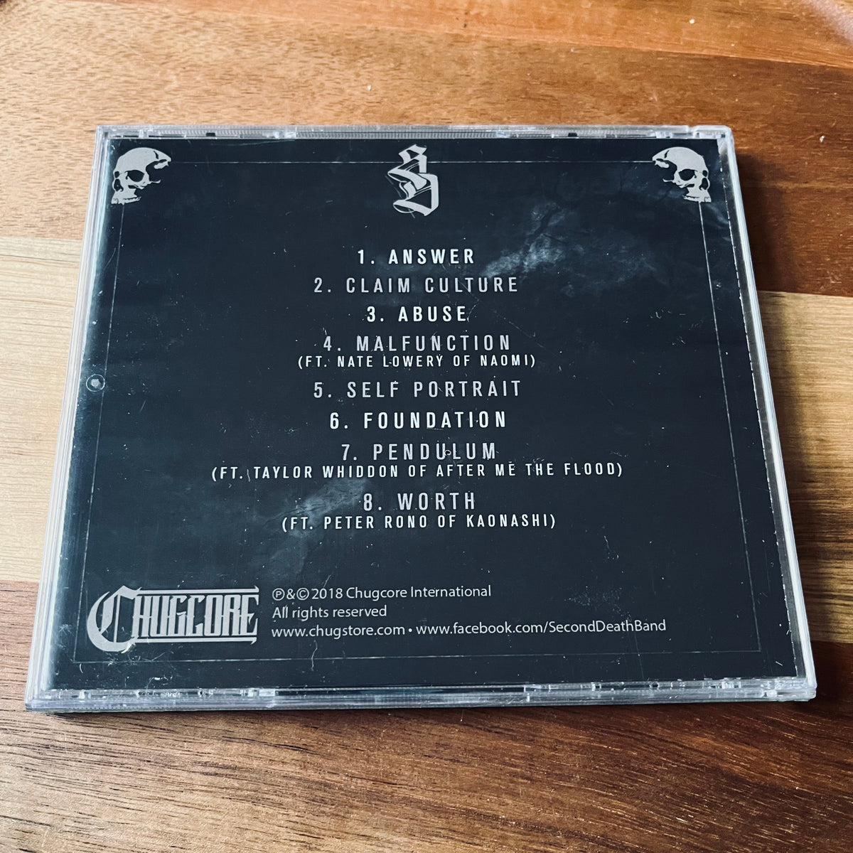 Second Death - Casket CD - Chugcore Records – METEOR GEM