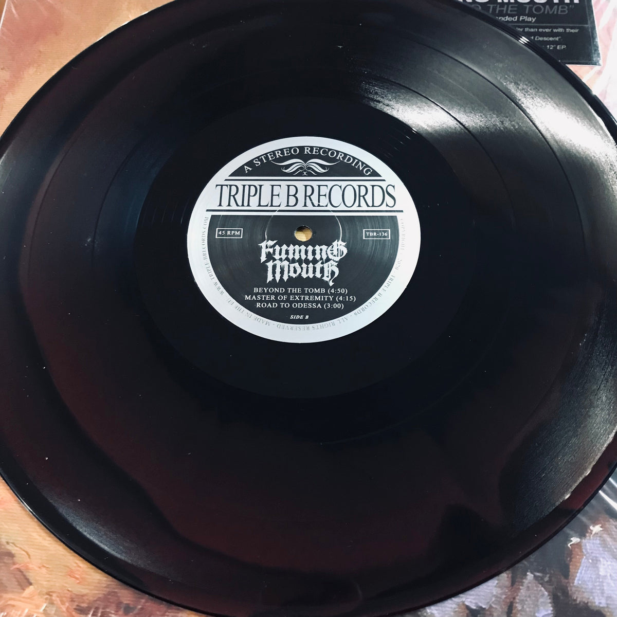 Fuming Mouth - Beyond The Tomb vinyl 12" - Triple-B Records – METEOR GEM