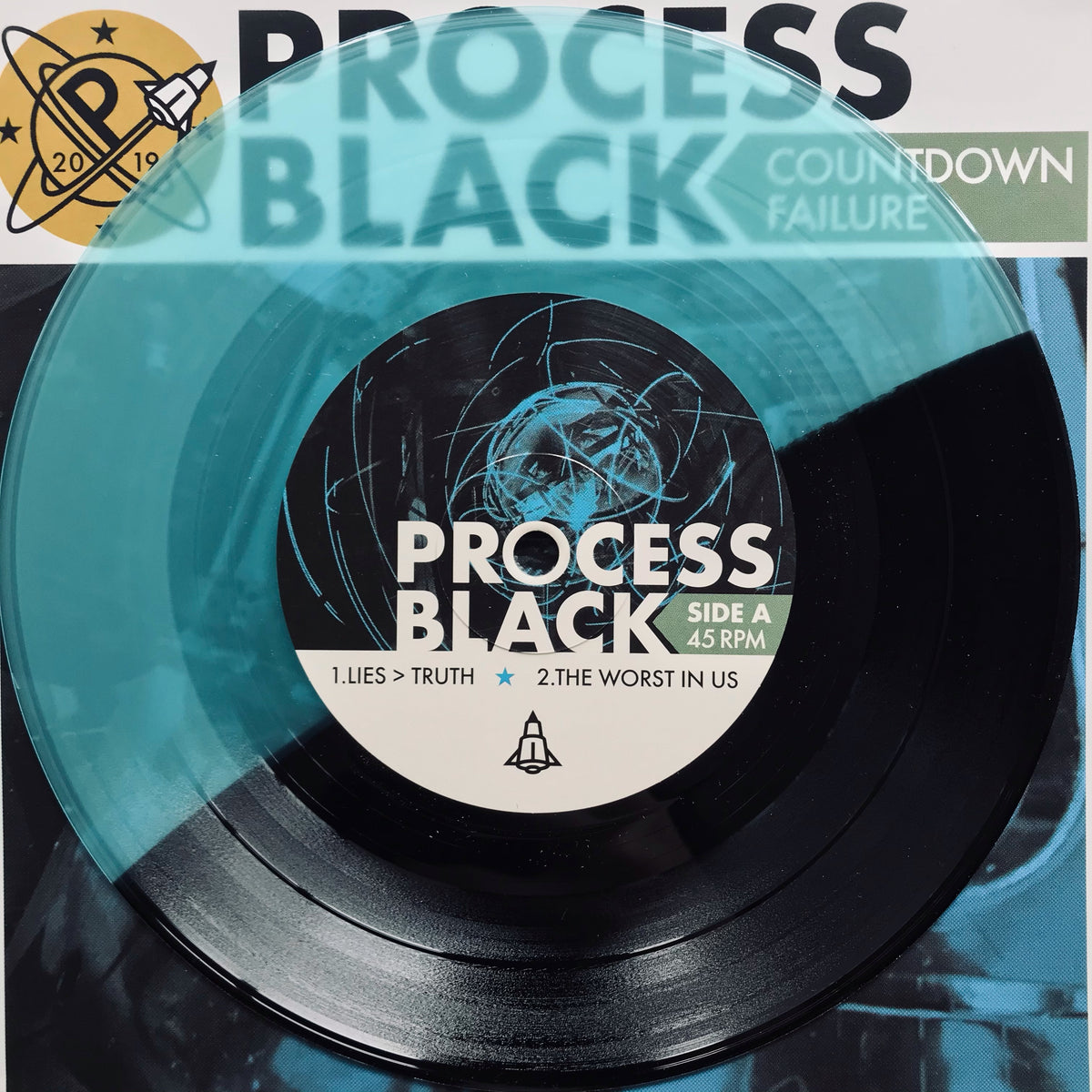 Process Black - Countdown Failure vinyl 7" - Deathwish Inc – METEOR GEM