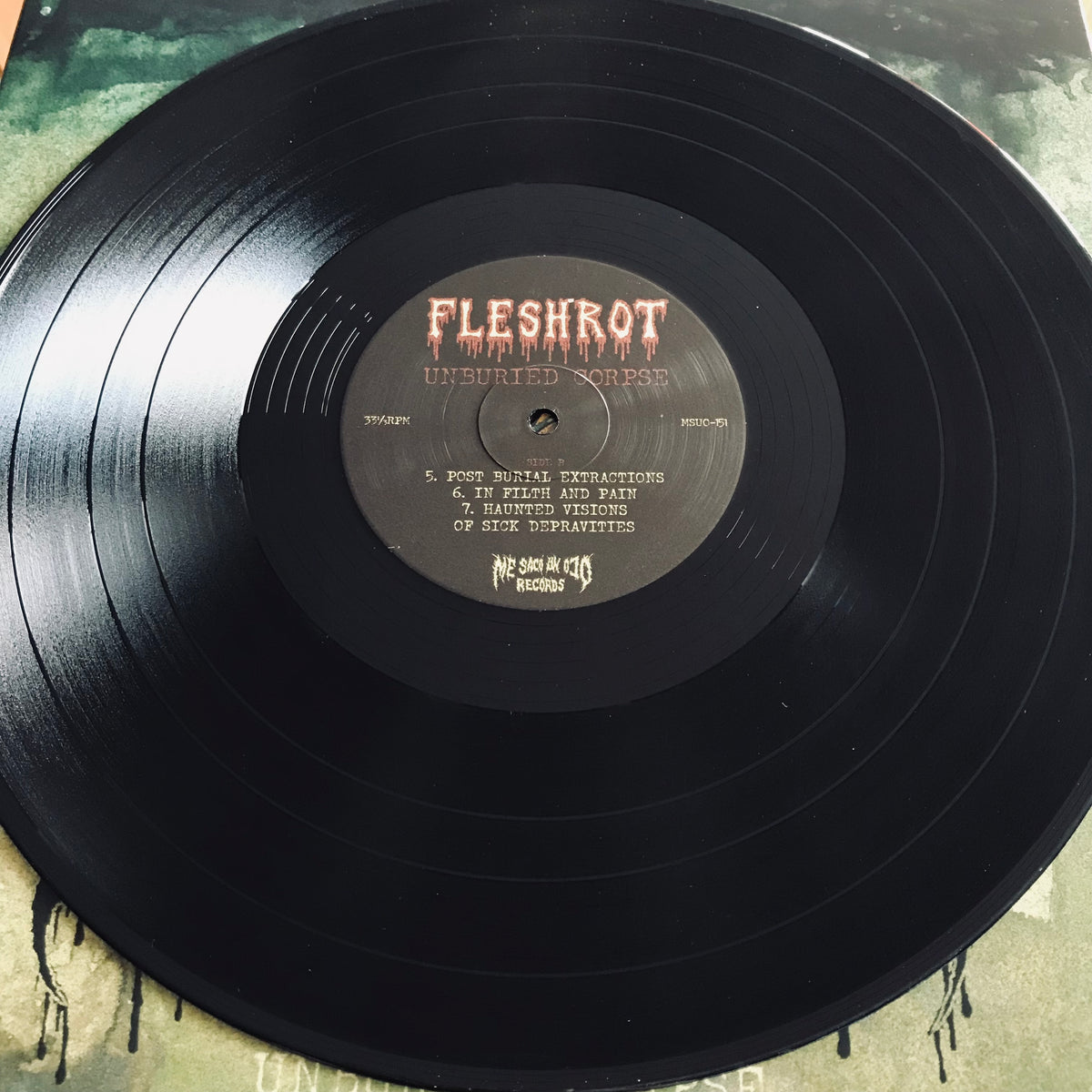 Fleshrot - Unburied Corpse vinyl LP - Me Saco Un Ojo – METEOR GEM