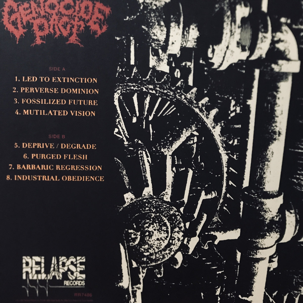 Genocide Pact - Genocide Pact vinyl LP - Relapse Records – METEOR GEM