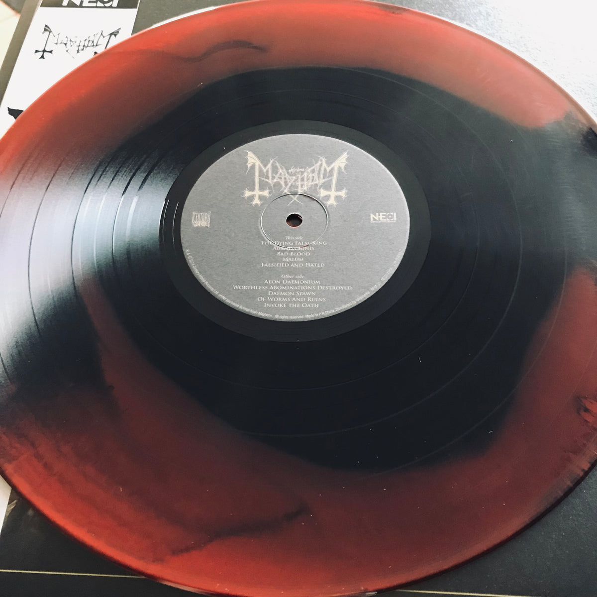 Mayhem - Daemon vinyl LP - Northeast Steel Industry – METEOR GEM